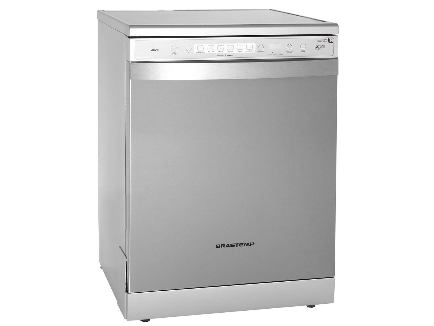 Lava Louças Brastemp Ative Blf12ar Inox 12 Serviços Lava Louças