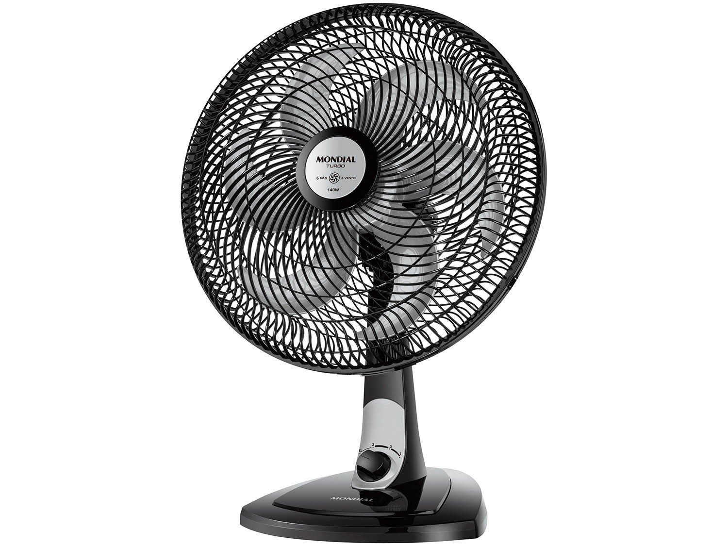 Ventilador De Mesa Mondial Turbo E Silêncio Bravio Vt 31 6p 30cm 3